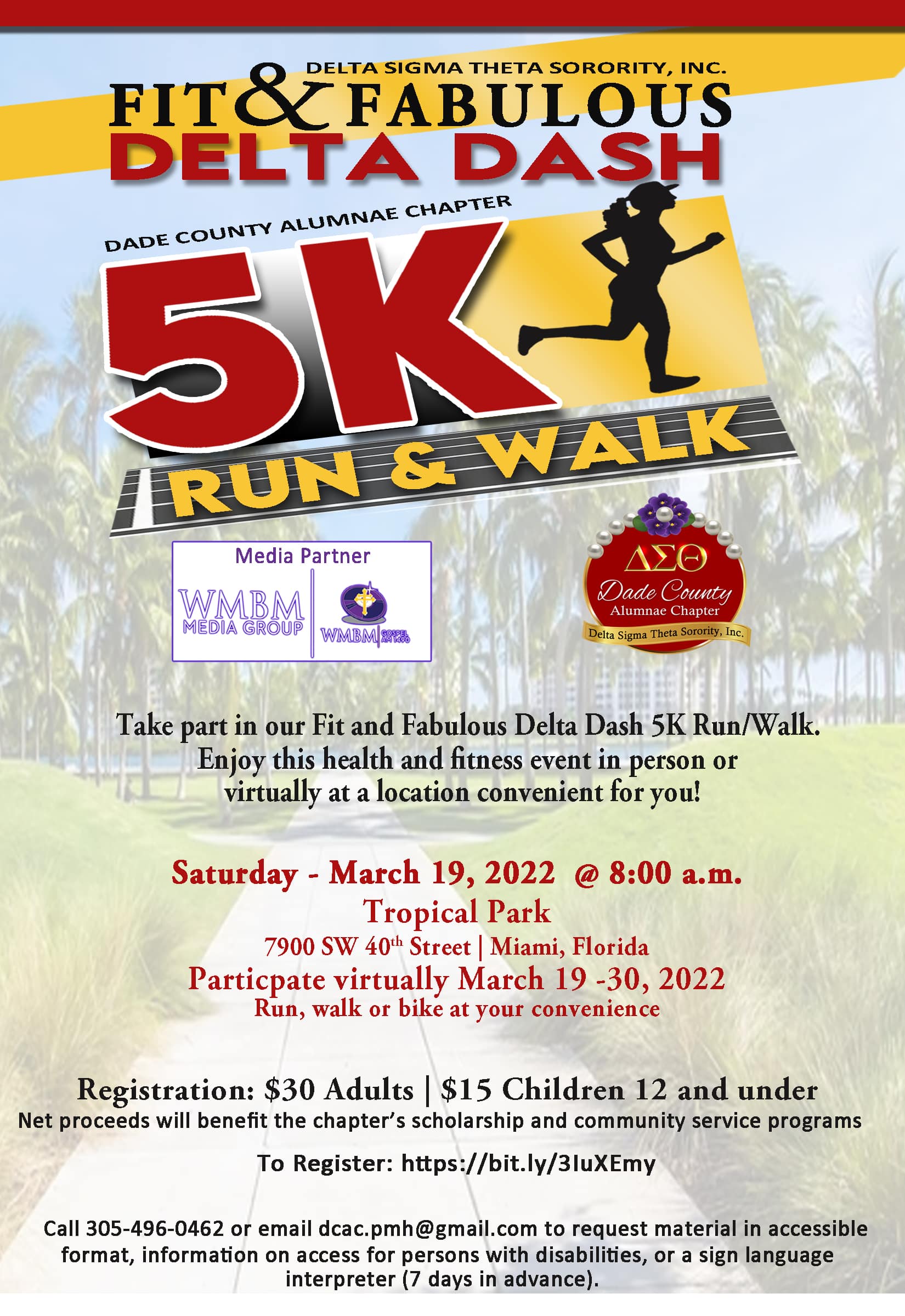 2nd Annual Fit & Fabulous Delta Dash 5K Run/Walk – Dade County Alumnae ...