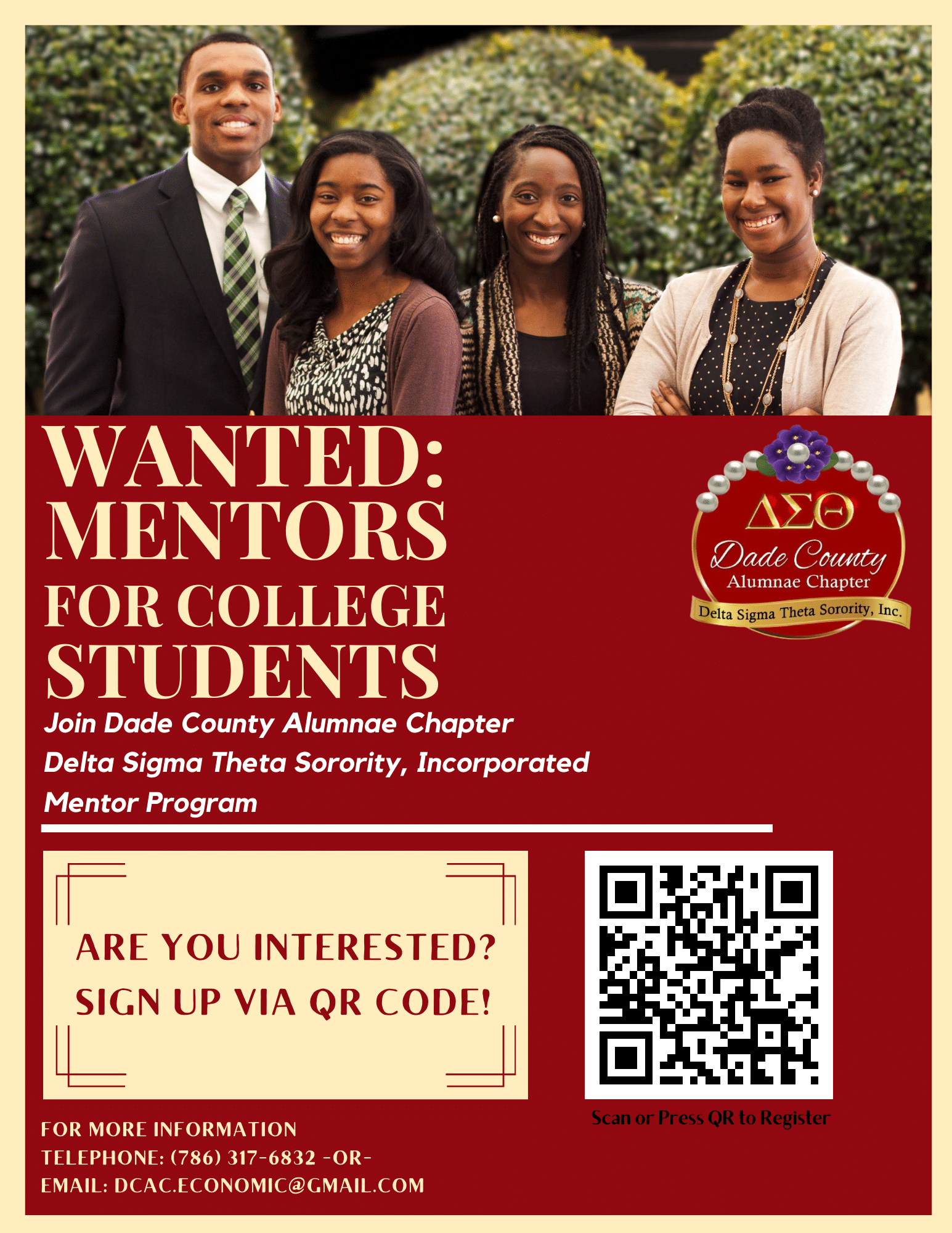 Mentors Needed for College Students – Dade County Alumnae Chapter of ...